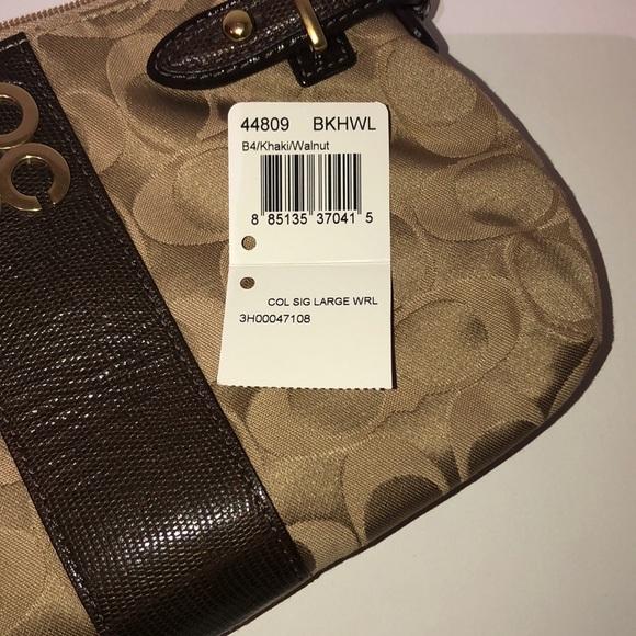 Coach | Bags | Coach Tan And Brown Small Bag | Poshmark
